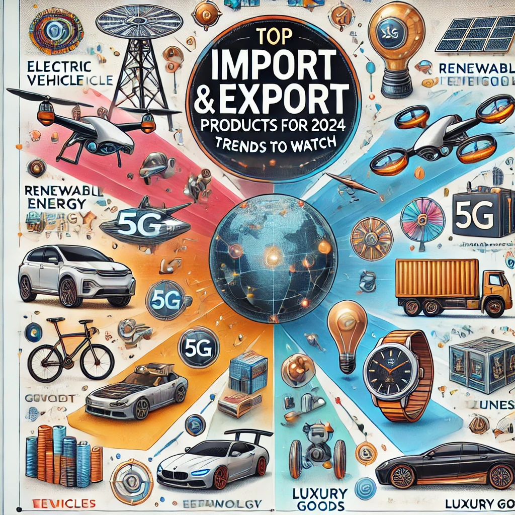 Top Import and Export Products for 2024: Trends to Watch